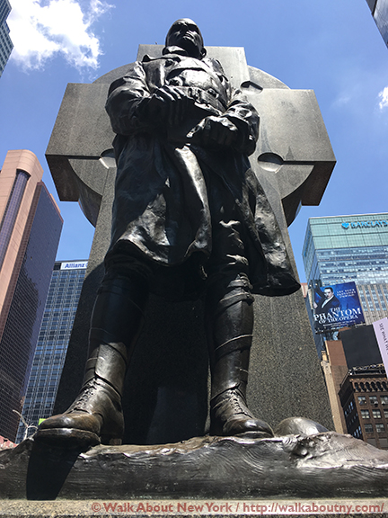 Father Duffy in Times Square | walkaboutny